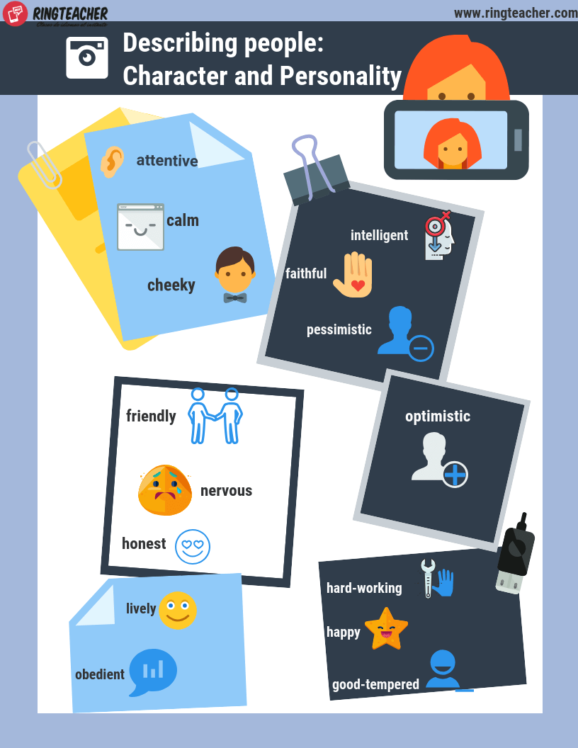 Cómo Describir Personas en Inglés. Vocabulario Ringteacher