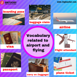 Vocabulario de aeropuertos en inglés Ringteacher.com